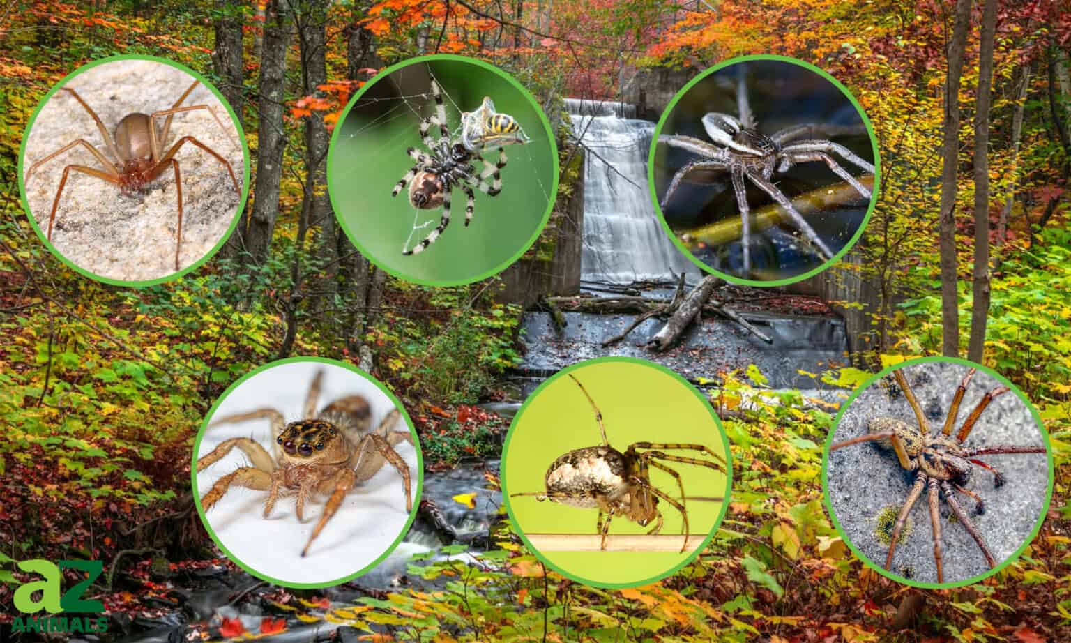 10 Spiders in Michigan - A-Z Animals