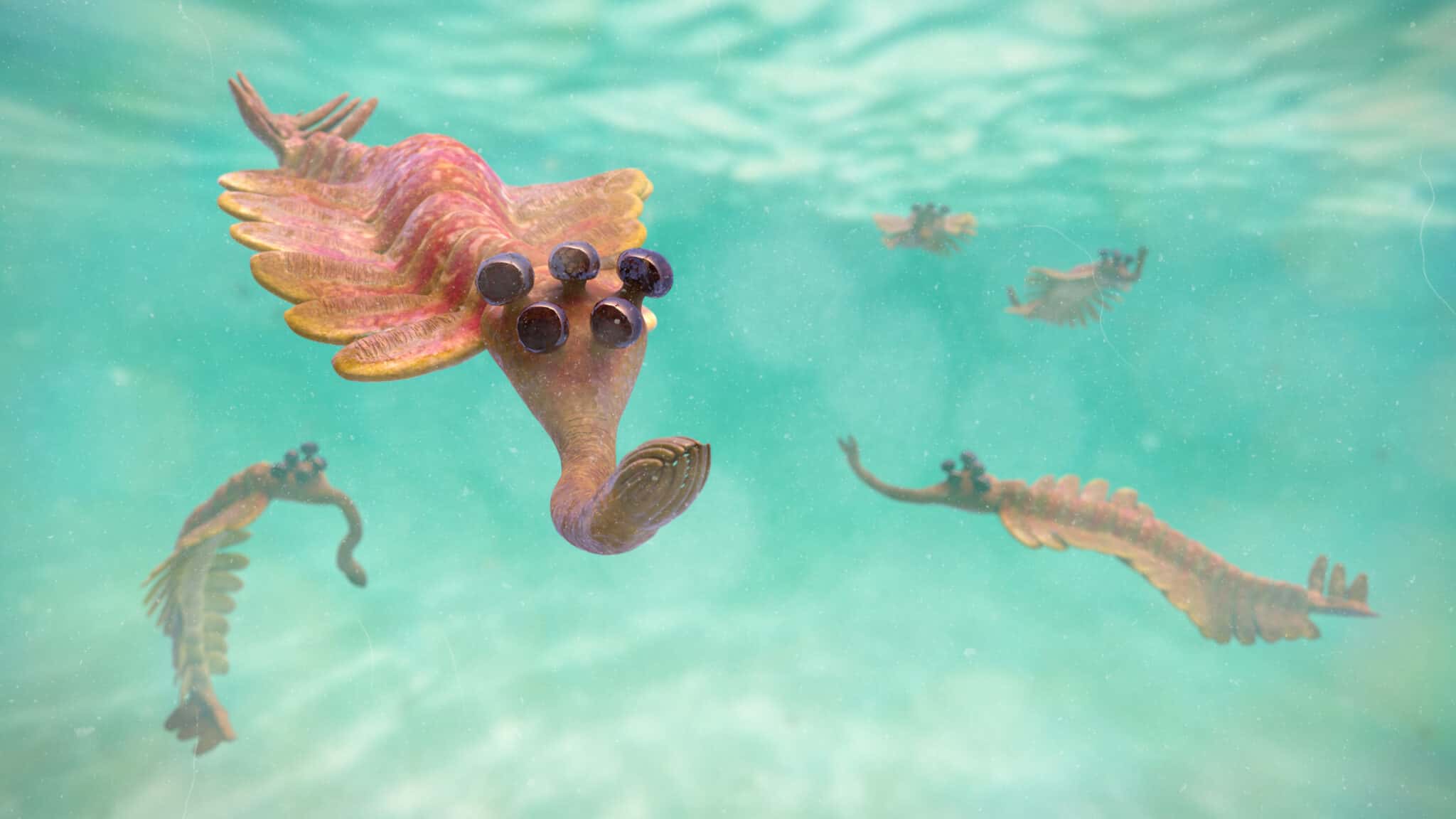 Discover The Bizarre Animal With Five Eyes 'Hunting Tongs' For A Nose ...