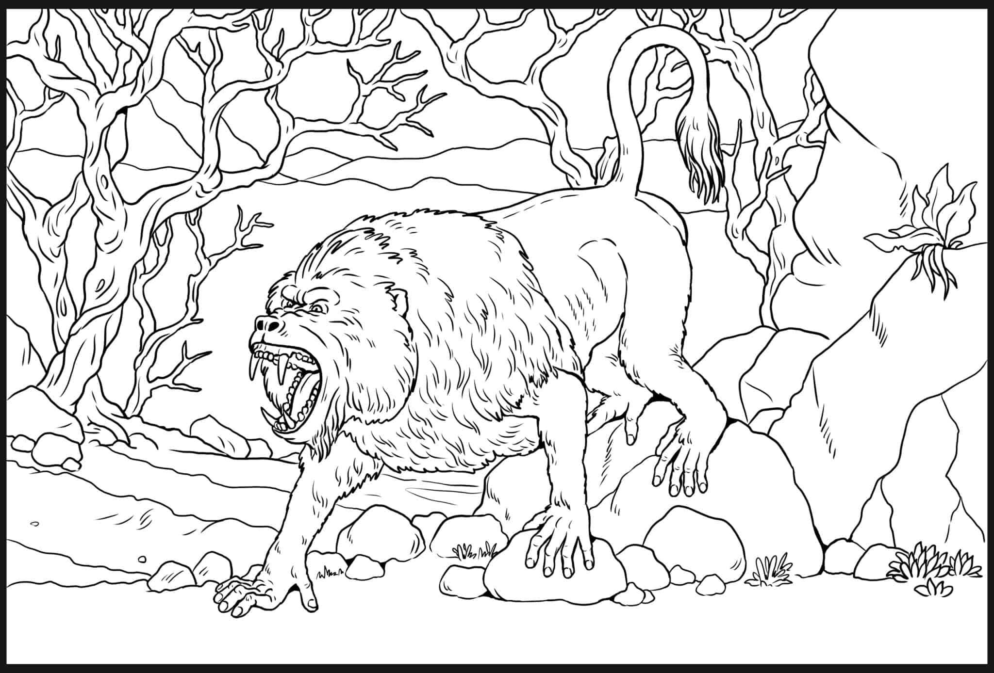 Dinopithecus Animal Facts - D. ingens - A-Z Animals