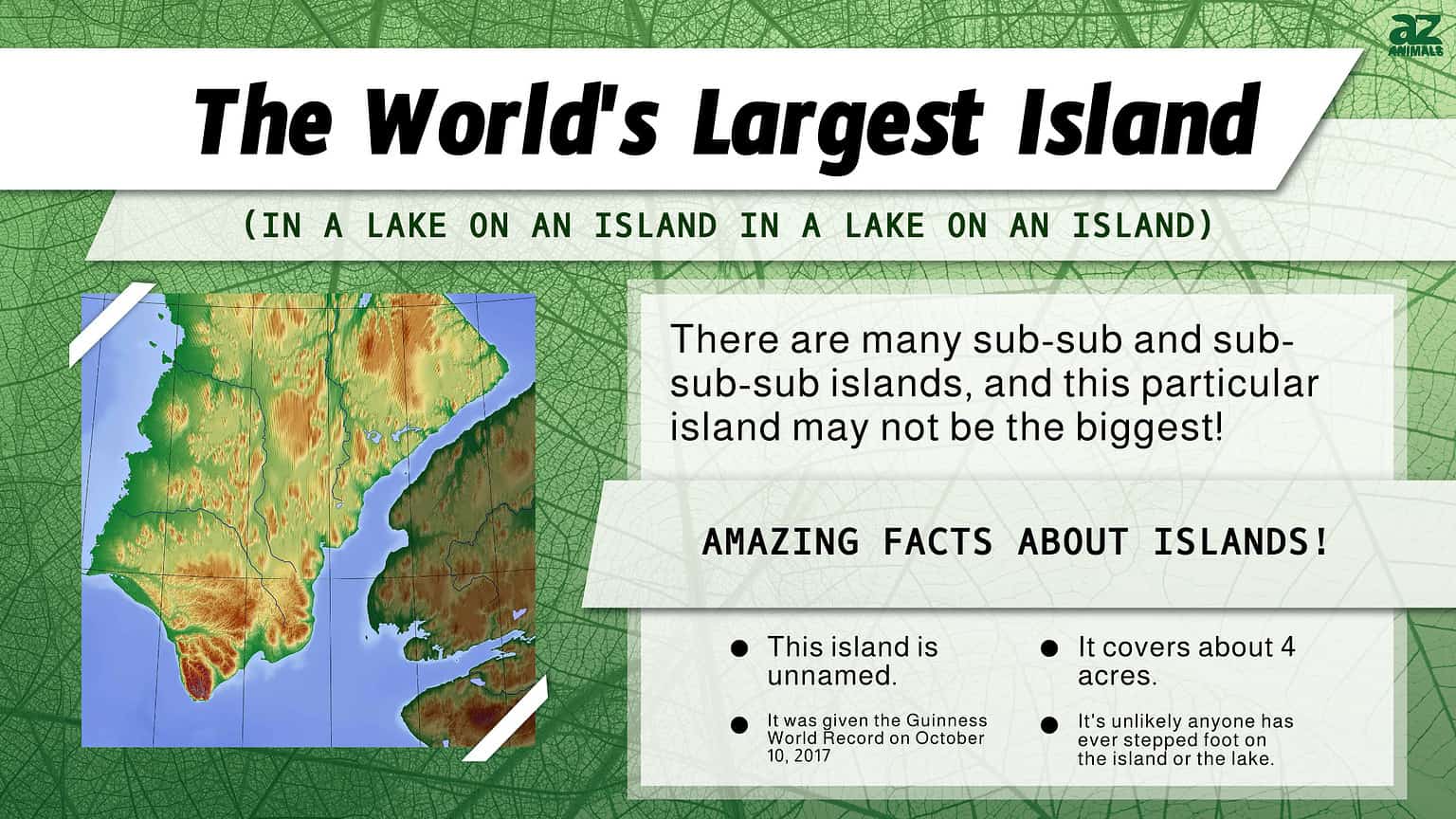 Discover the World's Largest Island in a Lake on an Island in a Lake on an Island - A-Z Animals