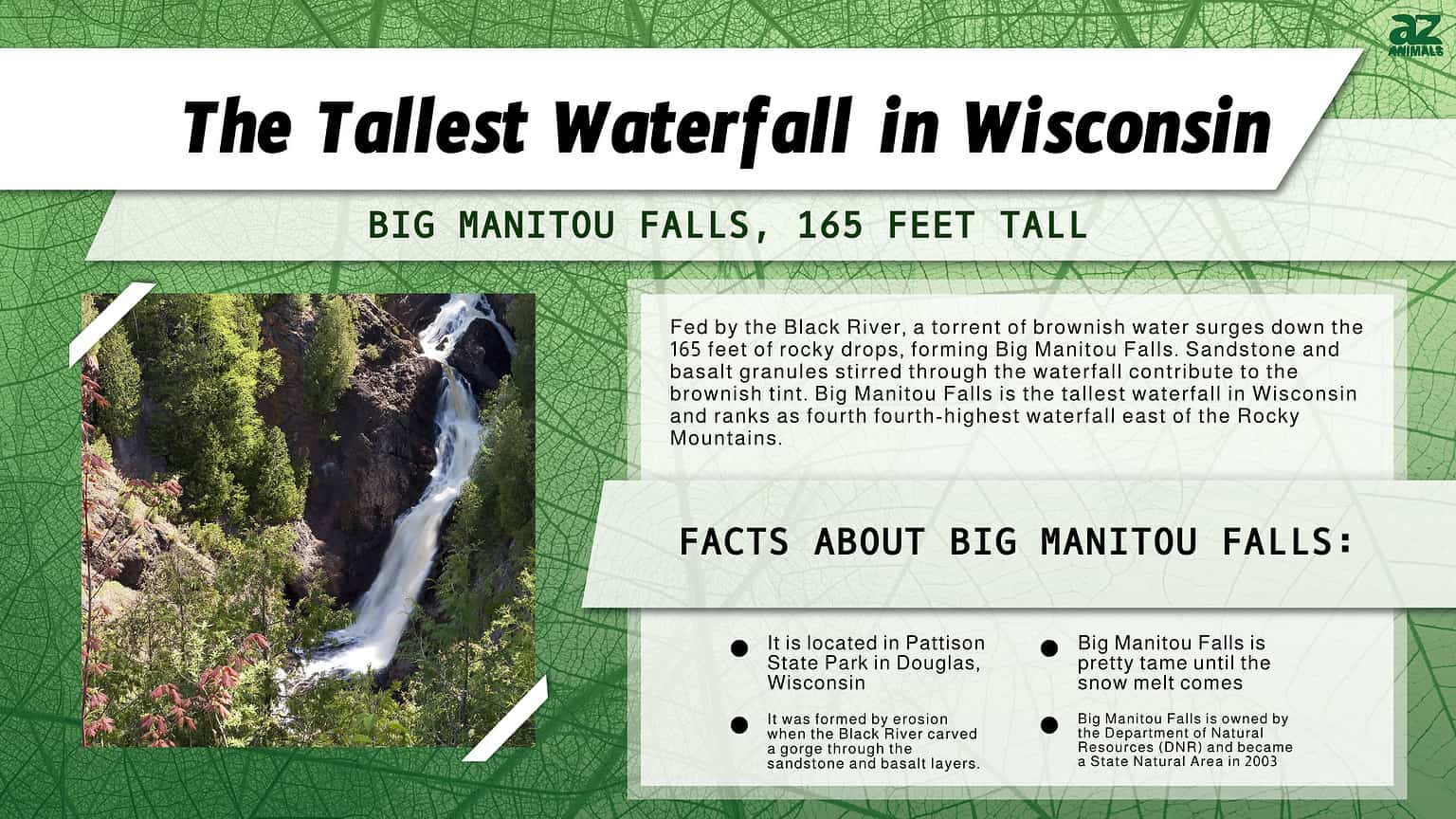 The Tallest Waterfall in Wisconsin Is Stunningly Picturesque - A-Z Animals