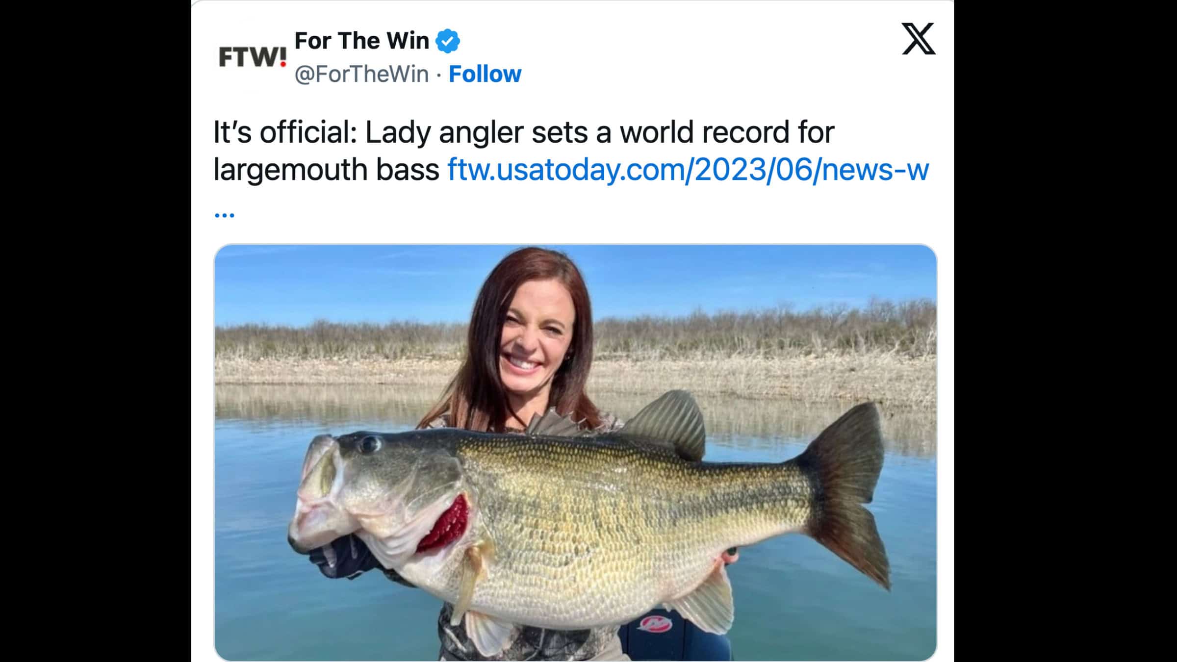 New World Record Largemouth Bass Perch Likes Over 10 Kg >> Micropterus