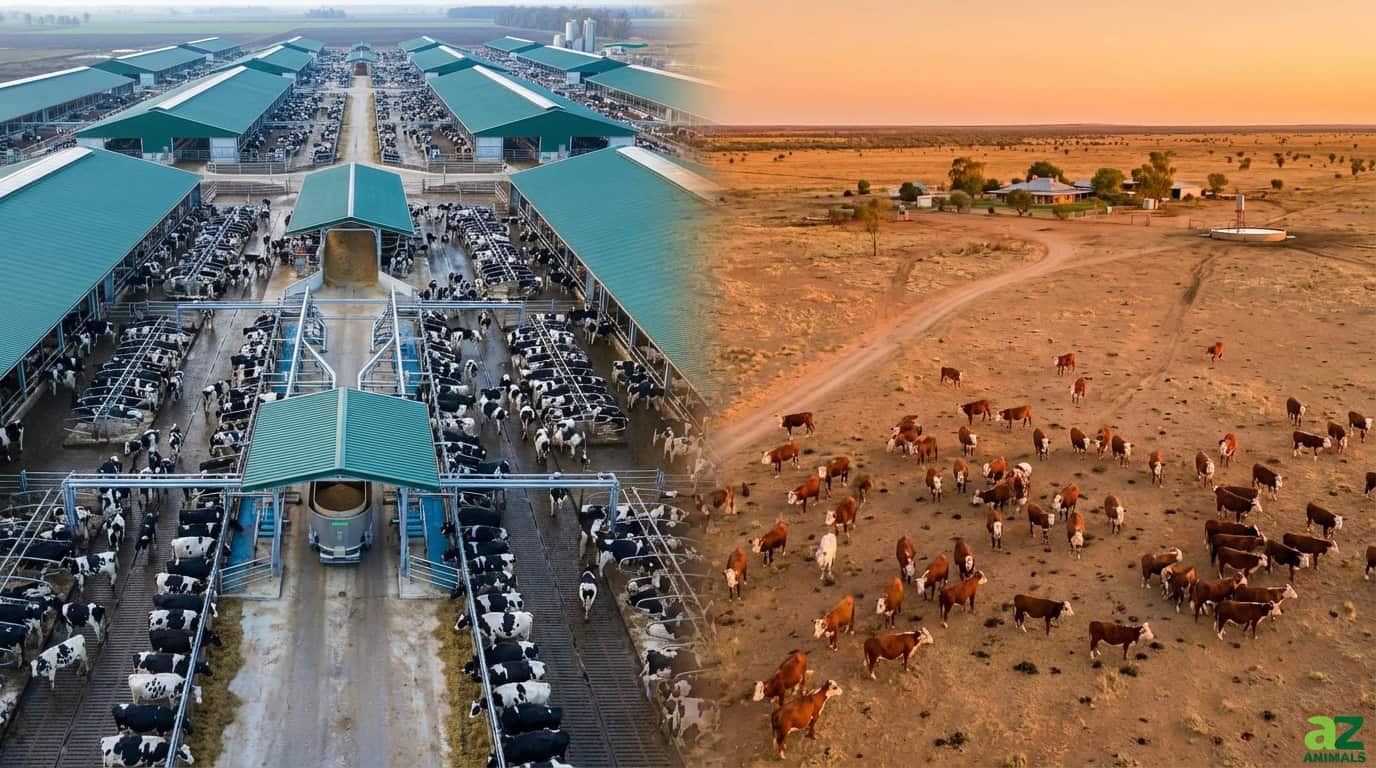Inside the Mega Farm Where 230,000 Cows Call Home - A-Z Animals