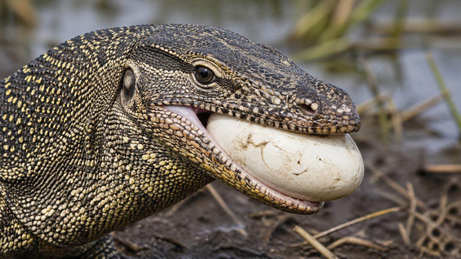Asian Water Monitor Animal Facts - Varanus salvator - A-Z Animals